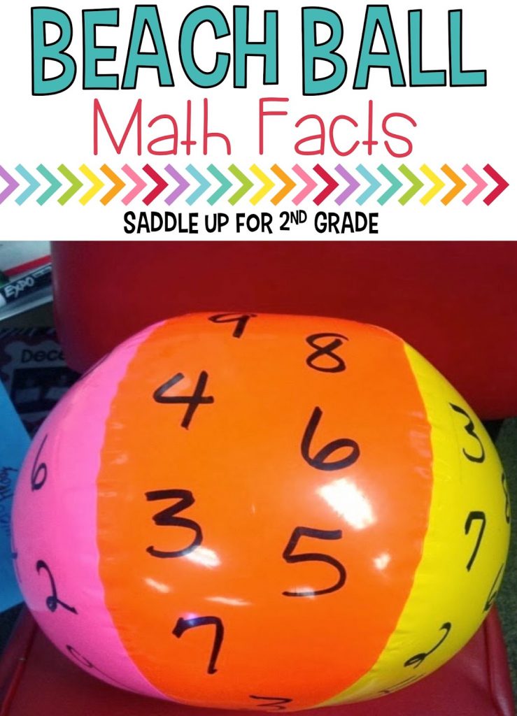 Beach Ball Math - Saddle Up for 2nd Grade