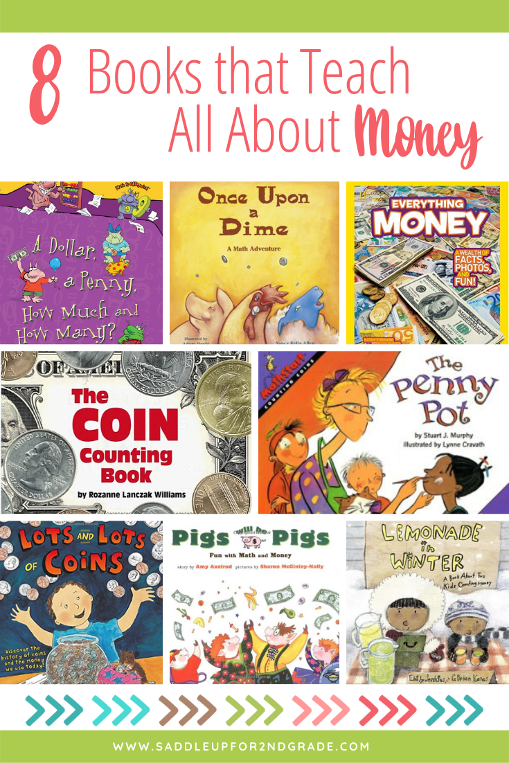 8 Books That Teach Kids About Money - Saddle Up for 2nd Grade