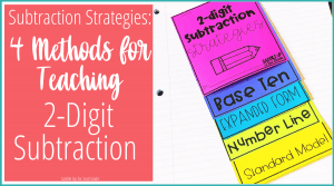 4 Methods for Teaching Double Digit Subtraction Without Regrouping