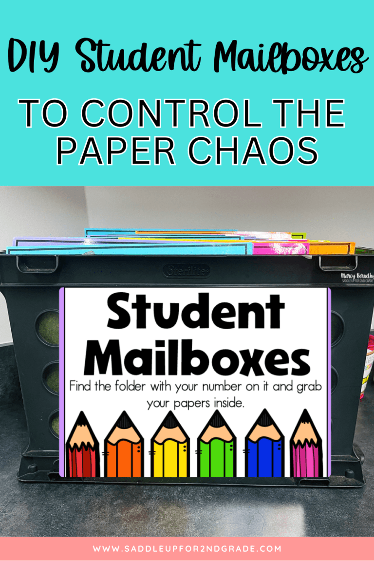 How to Use Student Mailboxes to Control the Paper Chaos | Easy DIY ...