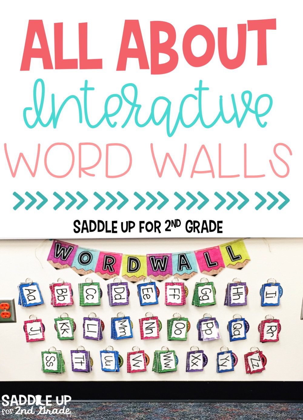 Interactive Word Walls for Your Classroom - Saddle Up for 2nd Grade