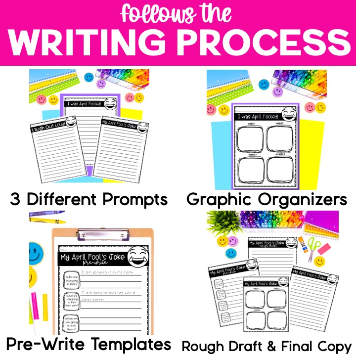 April Fools' Day Writing Prompts for the Elementary Classroom