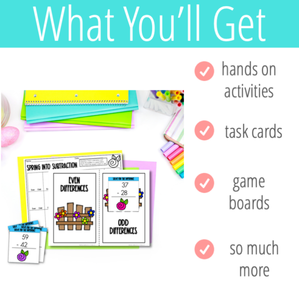April Math Centers for 2nd Grade | Spring Math Centers Activities