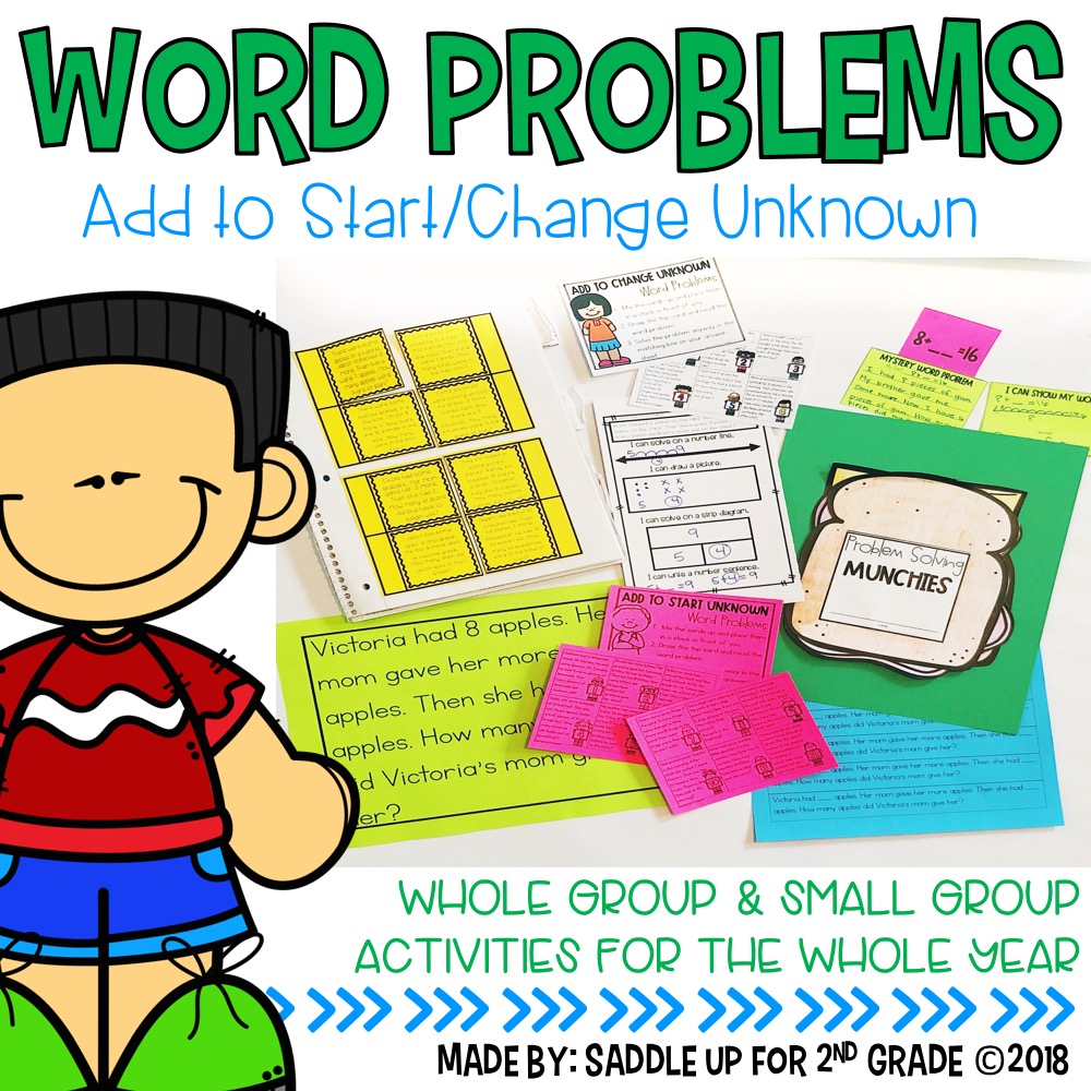 Word Problems Archives - Saddle Up for 2nd Grade