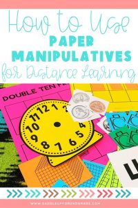 Printable Math Manipulatives for Distance Learning