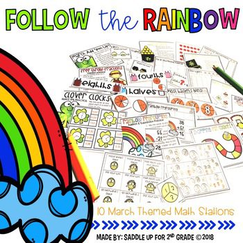 Math Stations Bundle Offer - Saddle Up for 2nd Grade