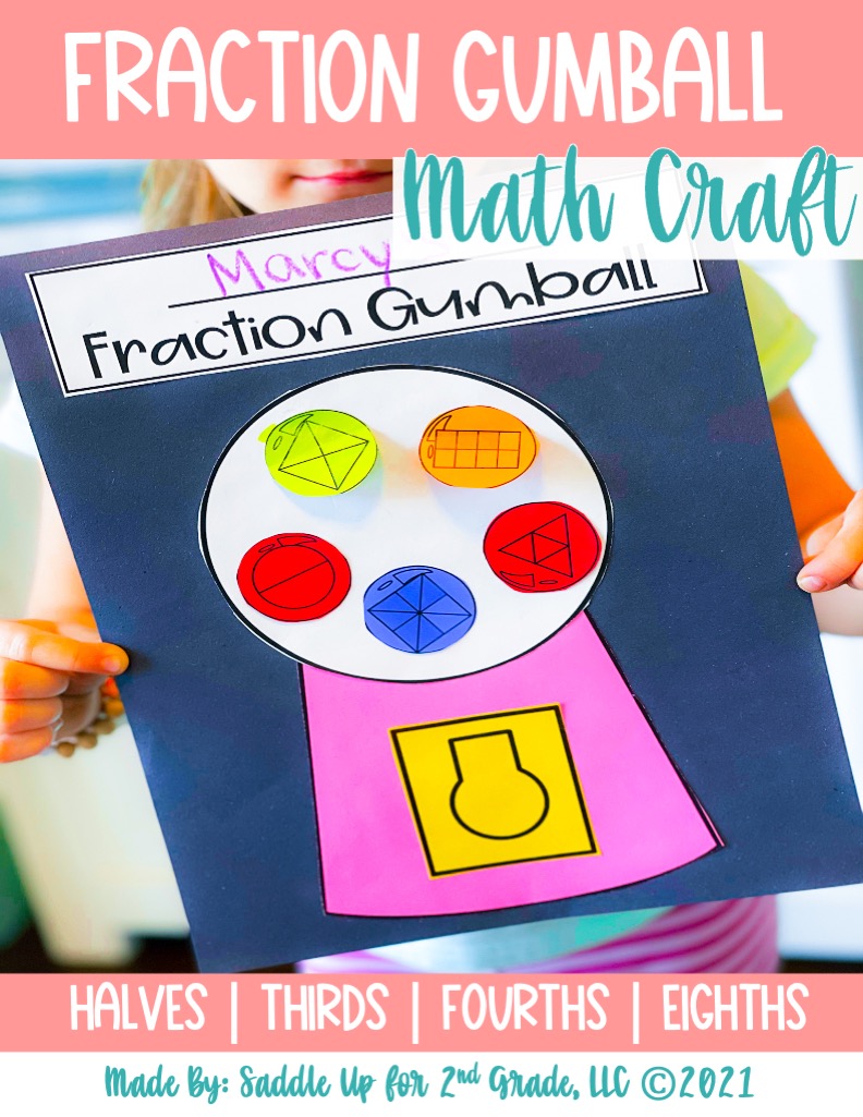 Fraction Gumball Craft | Fraction Activities