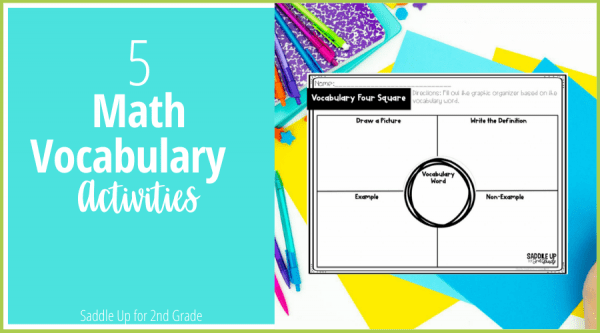 5 Math Vocabulary Activities for Primary Learners - Saddle Up for 2nd Grade