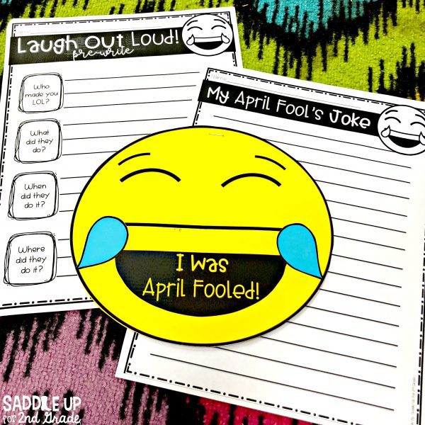 April Fools Day Writing Activities - Saddle Up for 2nd Grade