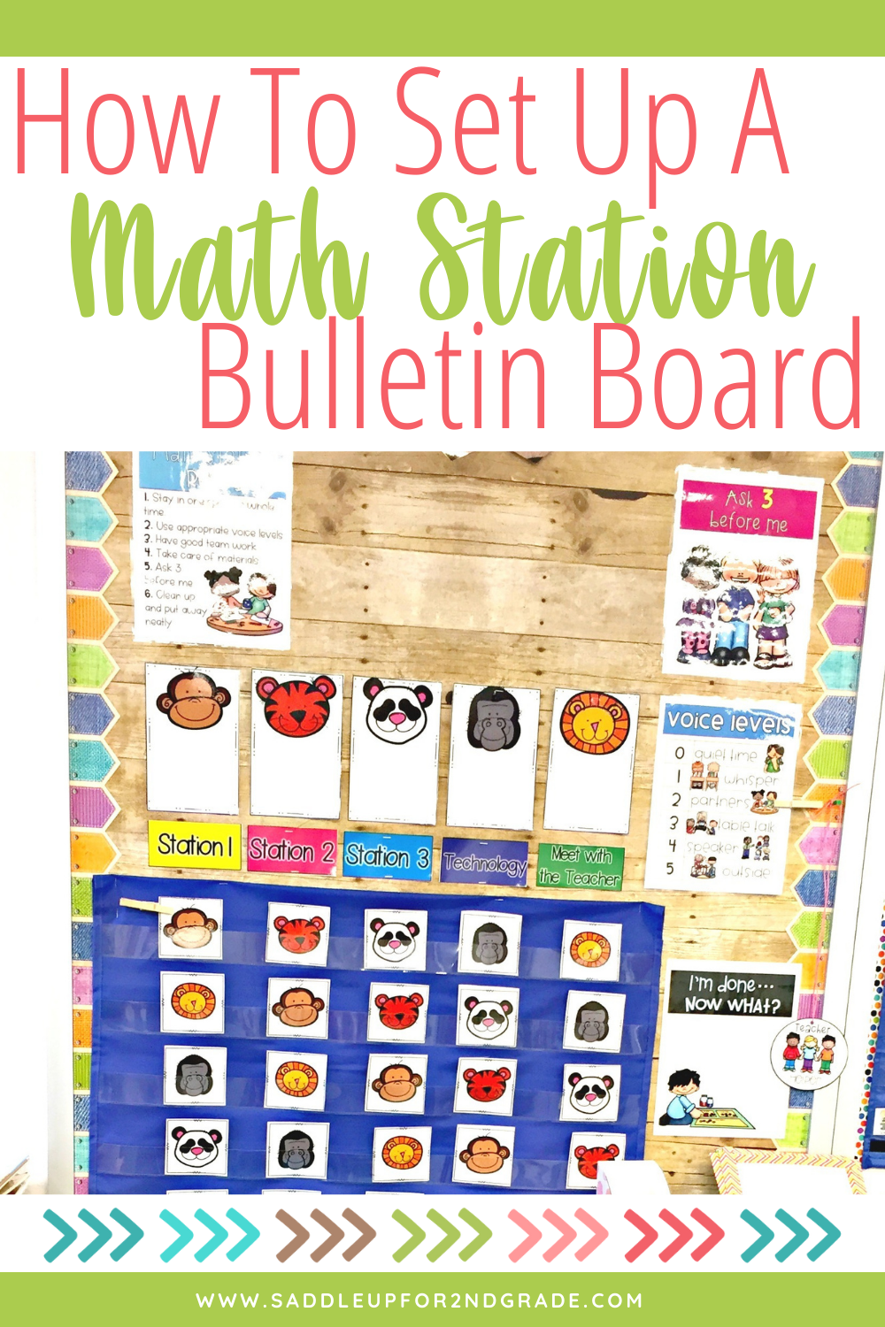 How To Set Up A Math Station Bulletin Board