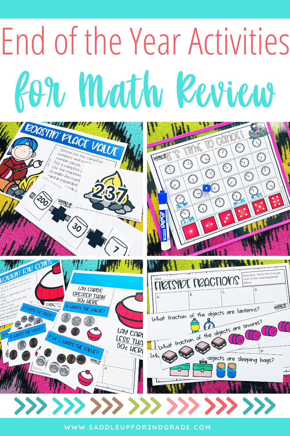 End of the Year Activities for Math Review