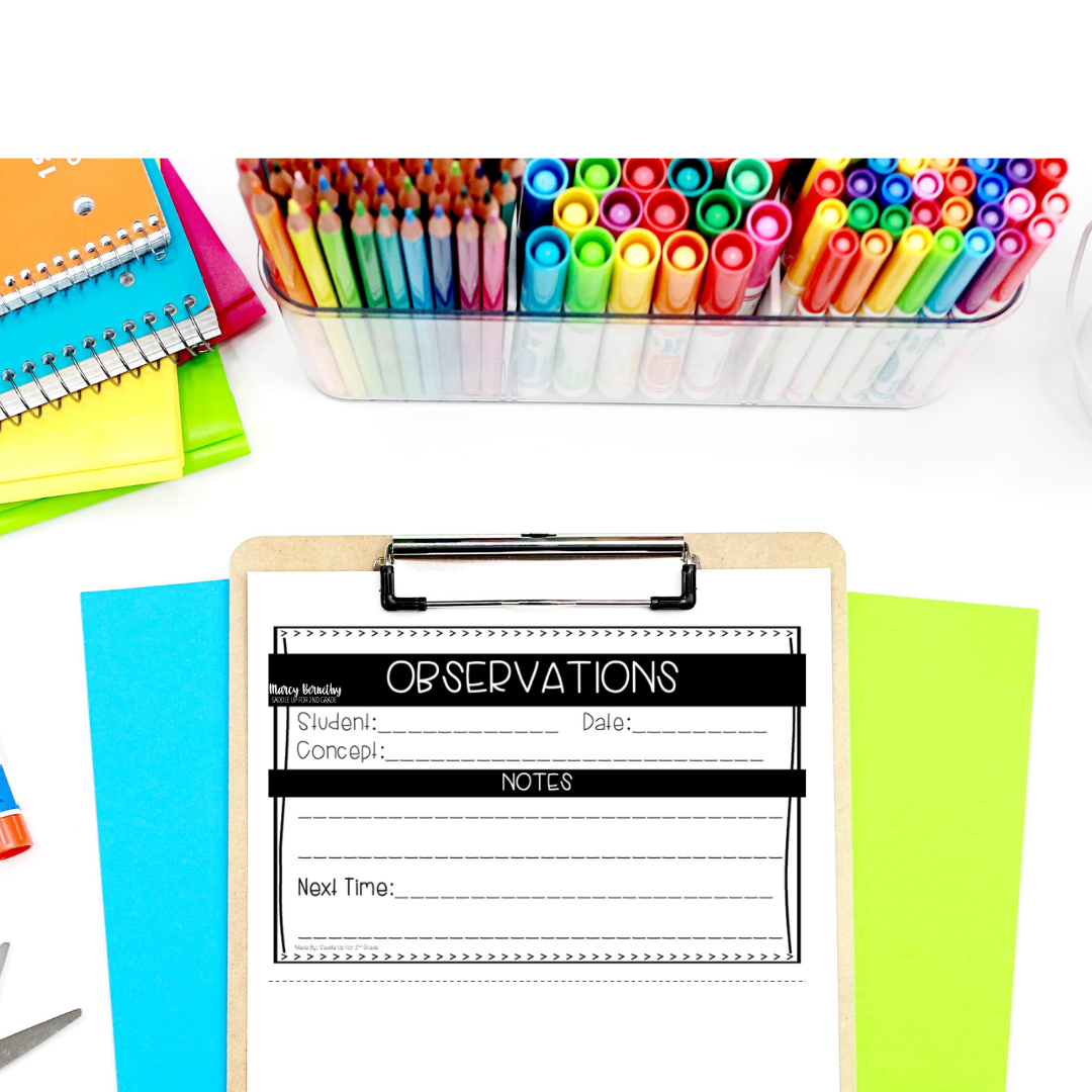 Why You Should Be Taking Guided Math Anecdotal Notes - Saddle Up for ...