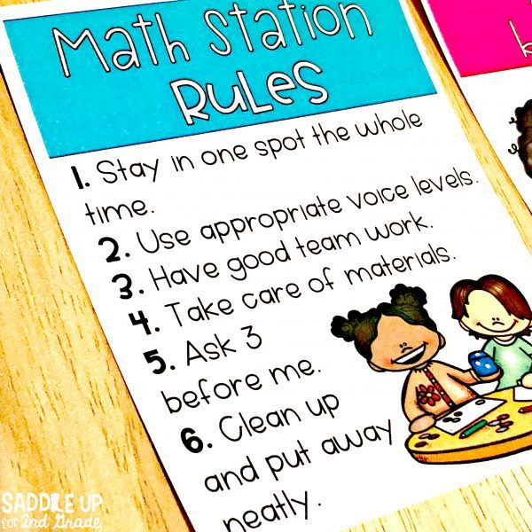 How To Set Up A Math Station Bulletin Board