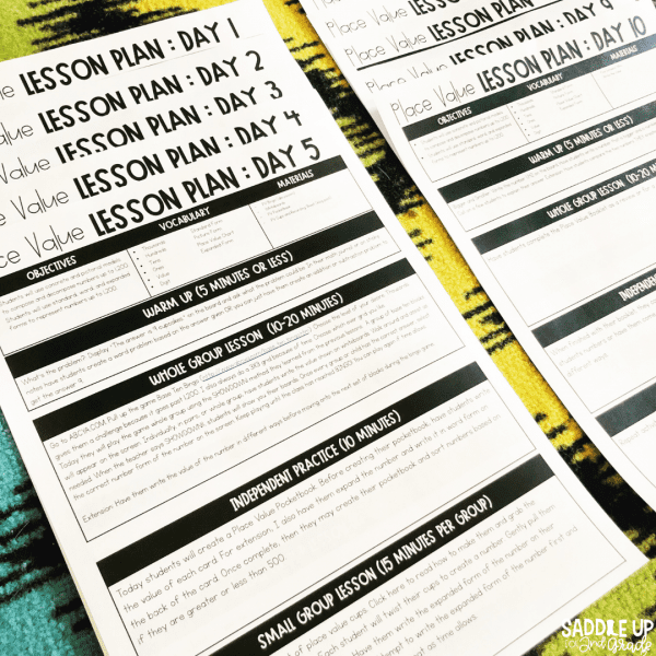 2nd Grade Place Value Activities