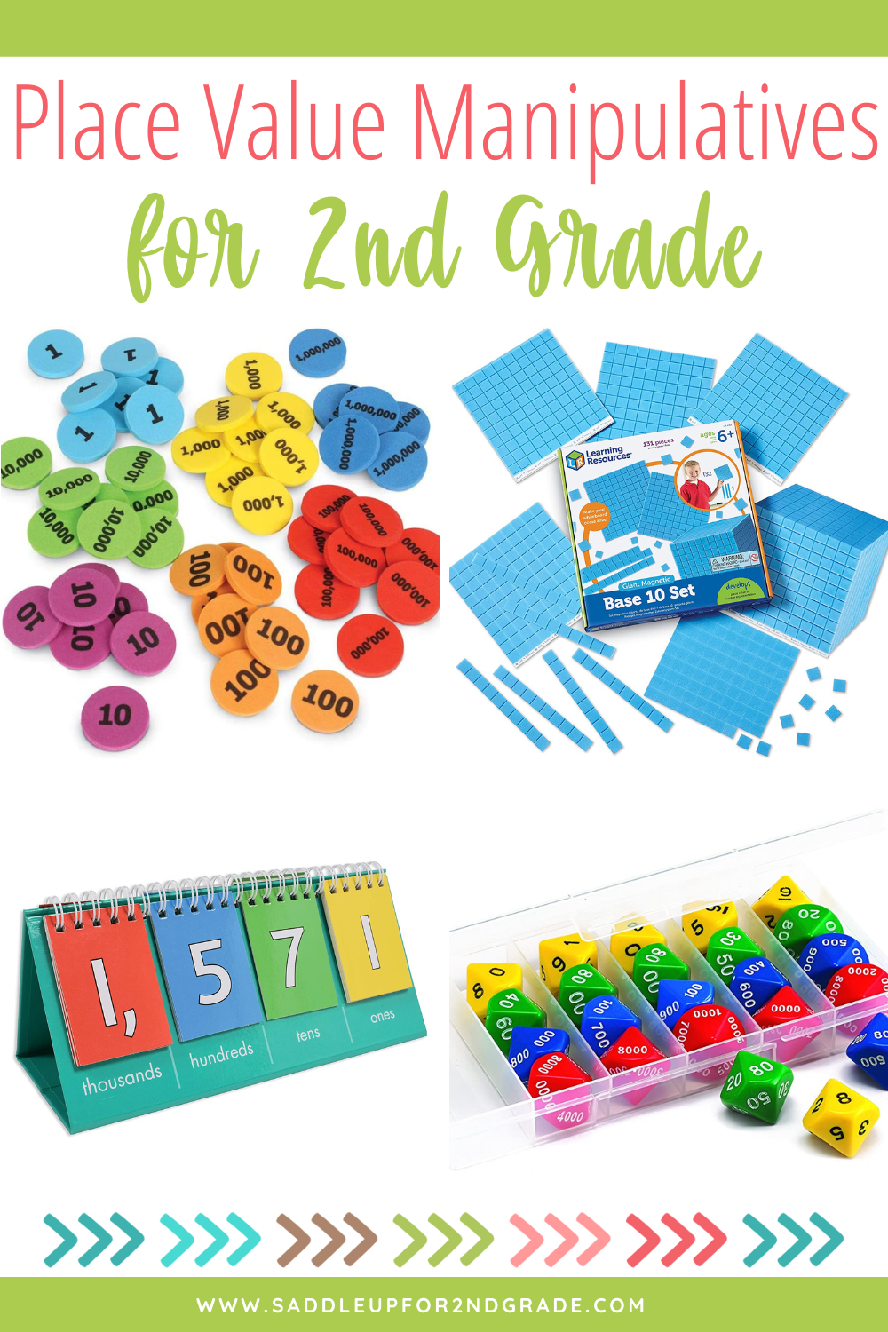 10 of the Best Place Value Manipulatives for 2nd Grade - Saddle Up for ...