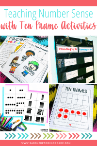 Teaching Number Sense with 10 Simple Ten Frame Activities - Saddle Up ...