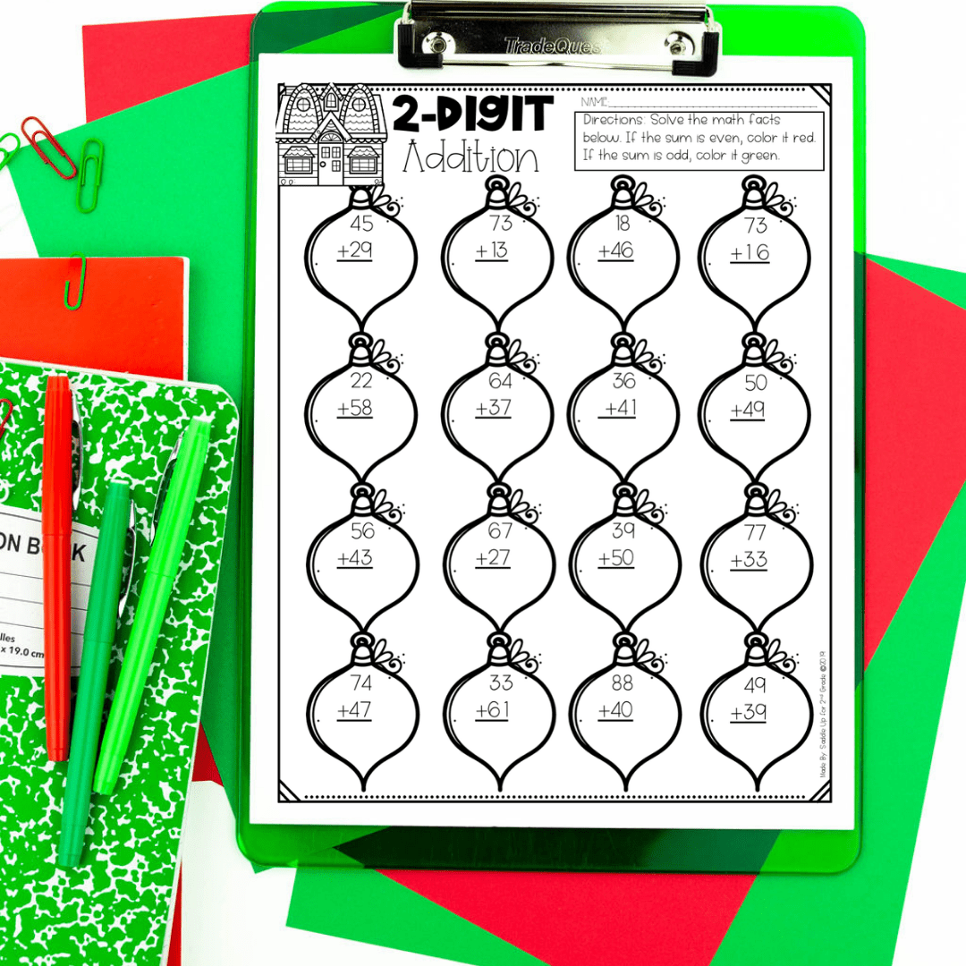 5 Free Festive Winter Math Activities Saddle Up For 2nd Grade 5 Free Festive Winter Math Activities Saddle Up For 2nd Grade