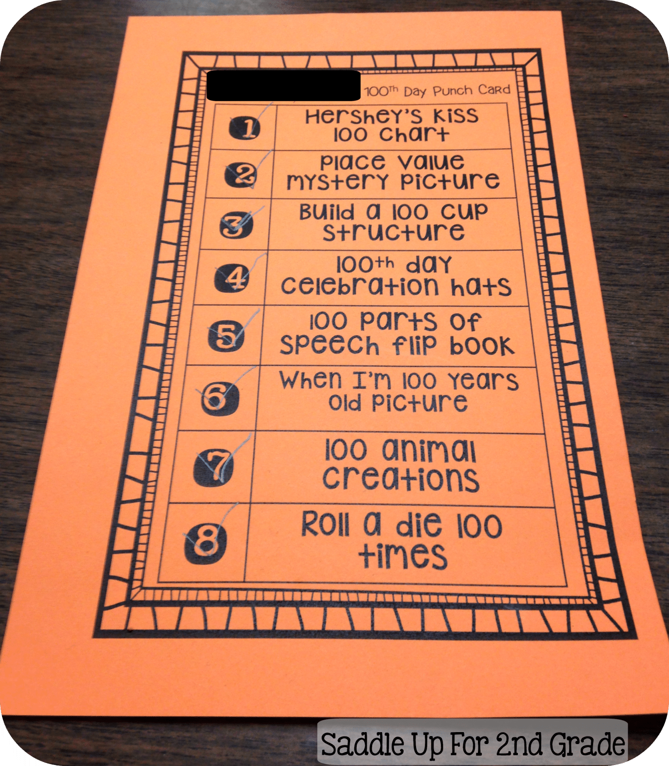 A Quick and Easy Way to Set Up Your 100th Day Stations - Saddle Up for ...