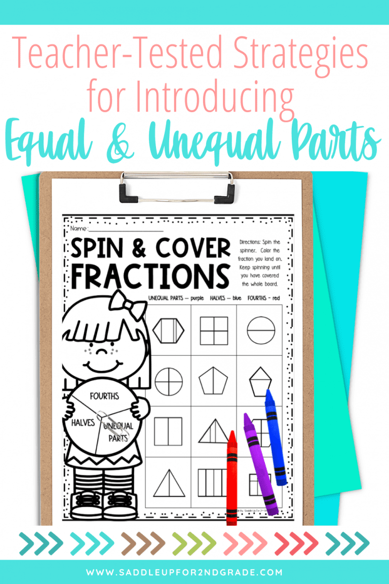 Teacher-Tested Strategies for Introducing Equal and Unequal Parts to ...