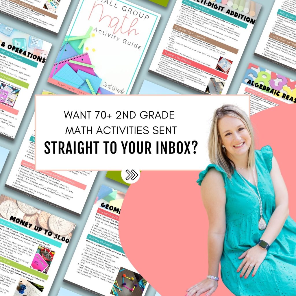 Free Small Group Math Guide - Saddle Up for 2nd Grade