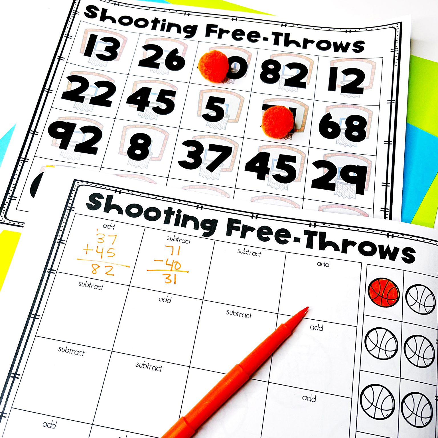 8 Exciting Basketball Games for Math - Saddle Up for 2nd Grade