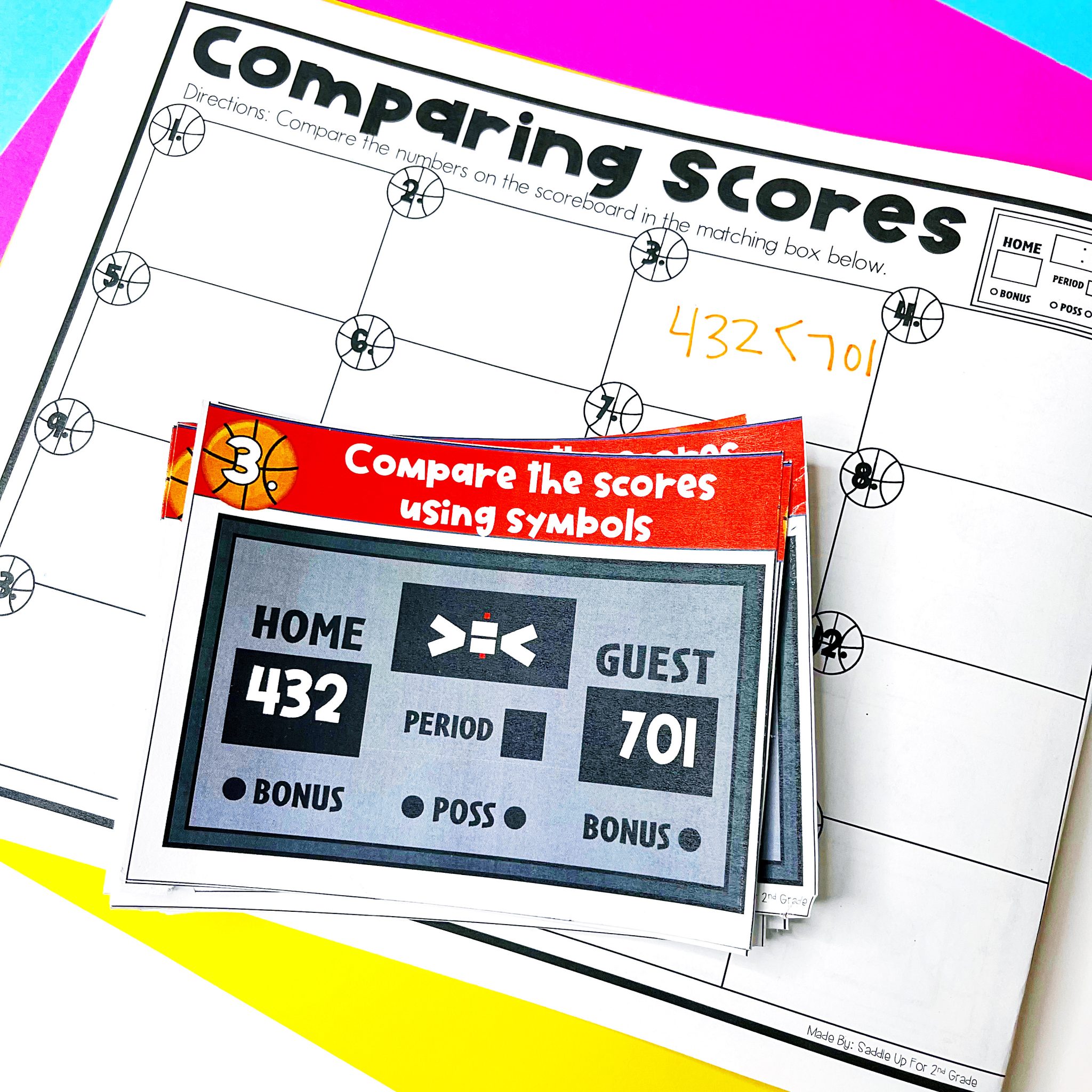 8 Exciting Basketball Games for Math - Saddle Up for 2nd Grade