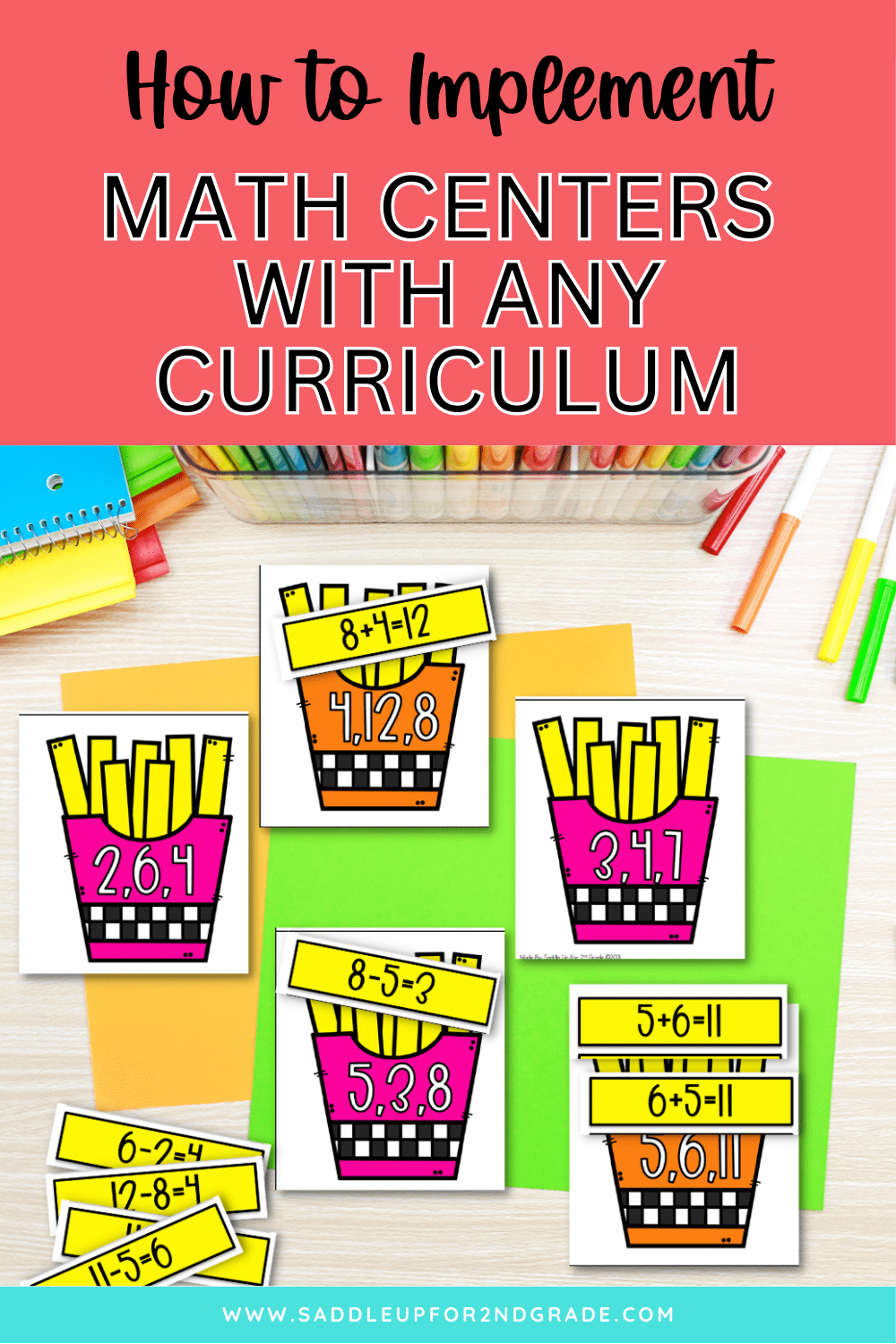 How to Implement Math Centers With Any Curriculum: Spiral Review Made ...
