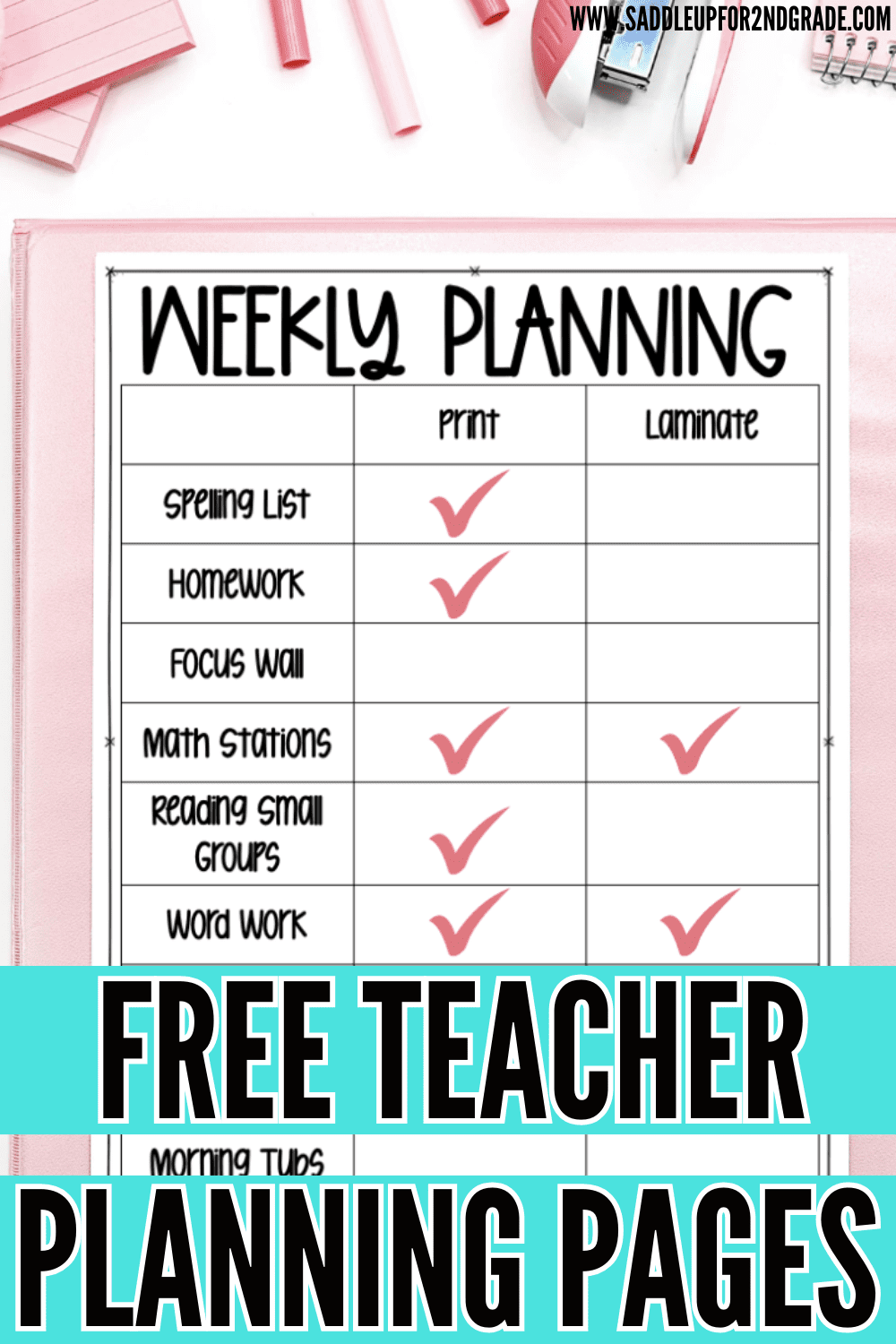 How to Make the Most of Your Teacher Planning Period | Free Teacher ...