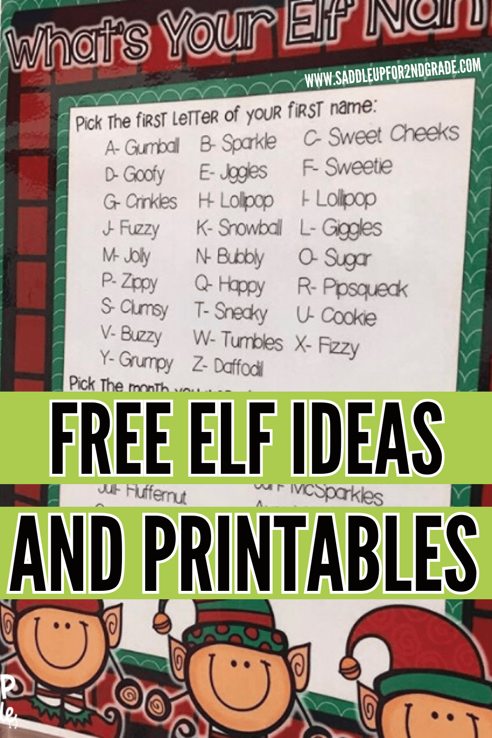 5 Silly Elf Ideas for the Classroom | Elf Free Printables