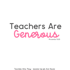 10 Inspiring Bible Verses for Teacher Appreciation - Saddle Up for 2nd ...