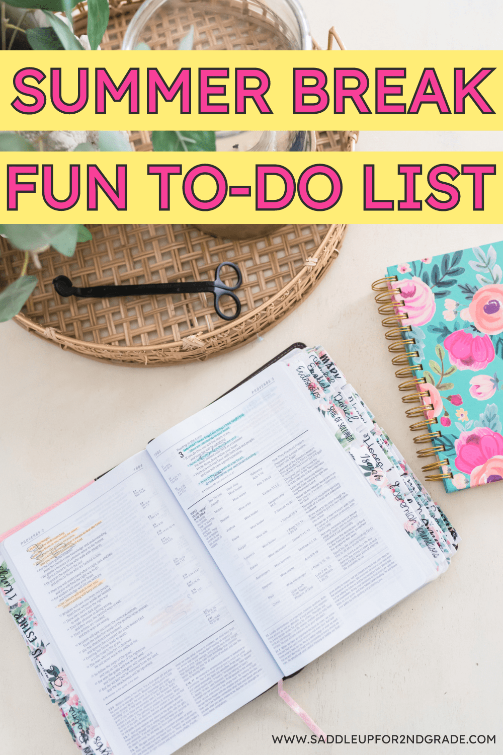The Ultimate Teacher Summer Break To-Do List (of FUN things!) - Saddle ...