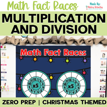Christmas Multiplication and Division Math Games for 3rd Graders