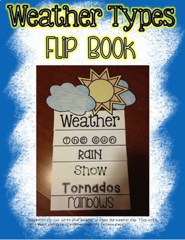 Weather Fact Flip Books - Saddle Up for 2nd Grade