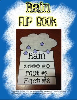 Weather Fact Flip Books - Saddle Up for 2nd Grade
