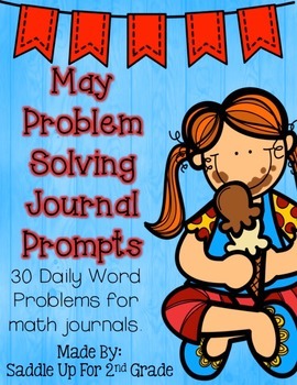 May Math Journal Prompts | Daily Word Problems for Problem Solving Skills