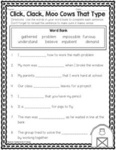 Click, Clack, Moo Cows That Type Journeys 2nd Grade Supplemental ...