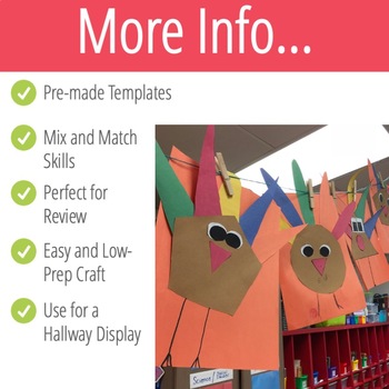 Shape Turkey Math Activity