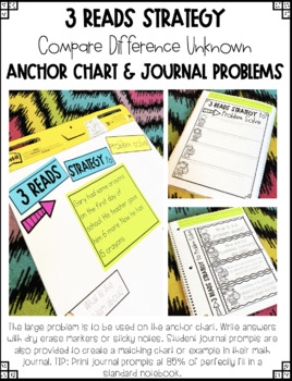 Word Problems: Compare Difference Unknown - Saddle Up for 2nd Grade