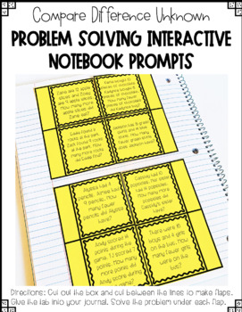 Word Problems: Compare Difference Unknown - Saddle Up for 2nd Grade