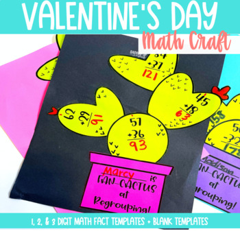 Valentine's Day Math Craft | February Math Activities - Saddle Up for ...