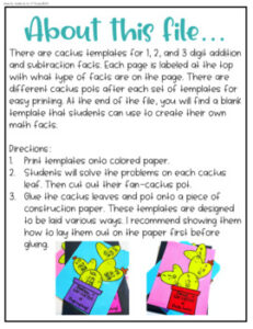 Valentine's Day Math Craft | February Math Activities - Saddle Up for ...