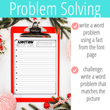 December Addition and Subtraction Color by Number | Print and Digital ...