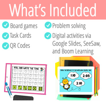 Telling Time Math Centers for 2nd Grade - Saddle Up for 2nd Grade