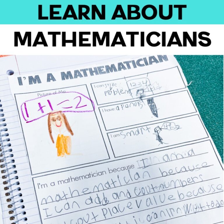 Back to School Math for the First Weeks of School