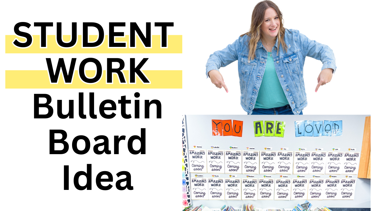 Creating a Student Work Bulletin Board: A Year-Long Showcase of Growth ...
