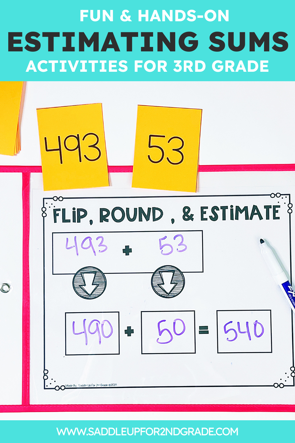 7 Fun Activities for Teaching Estimating Sums in 3rd Grade - Saddle Up ...