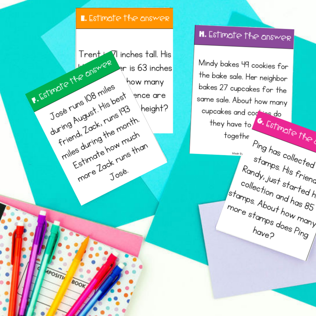 7 Fun Activities for Teaching Estimating Sums in 3rd Grade - Saddle Up ...