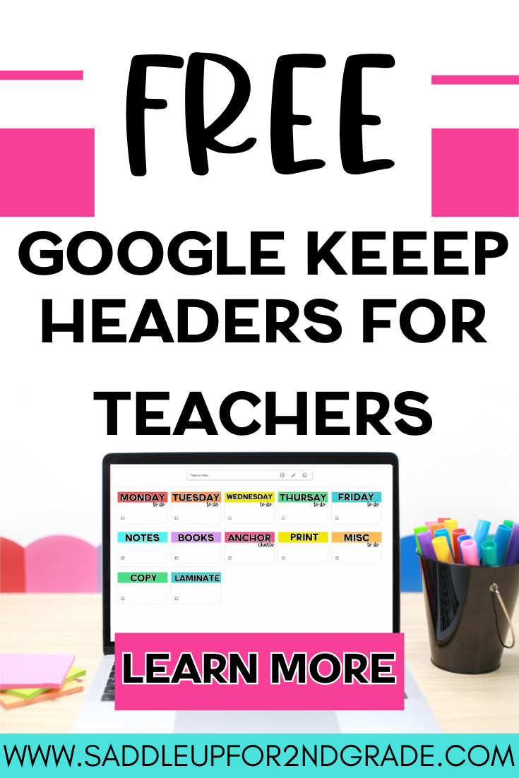 Google Keep for Teachers: How to Organize Your Teacher Life + Free Headers"
