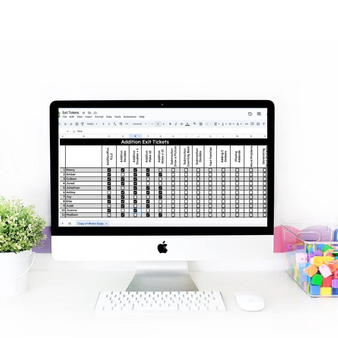 How to Create a Checklist in Google Sheets as a Teacher the Easy Way