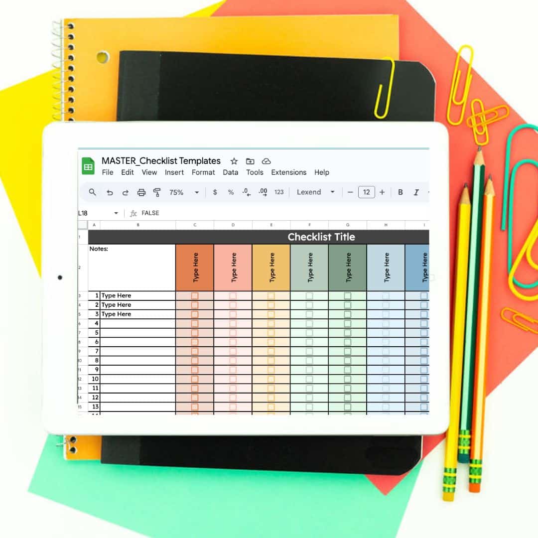 How to Create a Checklist in Google Sheets as a Teacher the Easy Way